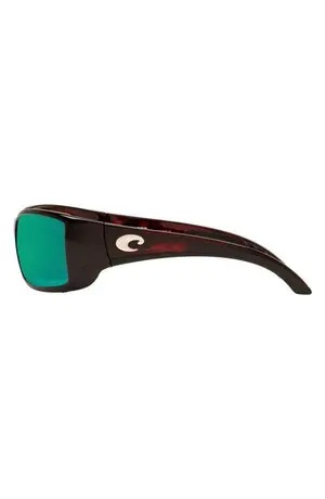 COSTA DEL MAR 59mm Wraparound Sunglasses - Tort