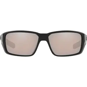 COSTA DEL MAR Fantail Pro 60mm Sunglasses - Black Silver