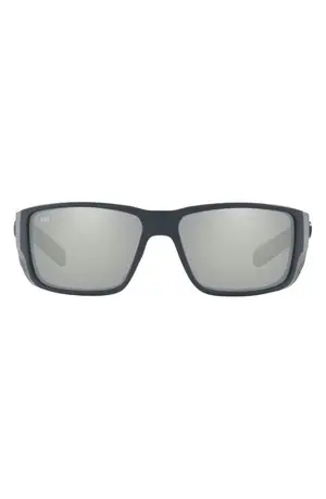COSTA DEL MAR Costa Del Mar Fantail Pro 60mm Sunglasses Blue Silver