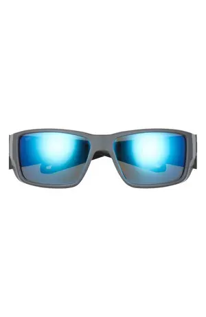COSTA DEL MAR Costa Del Mar Fantail Pro 60mm Sunglasses Matte Grey/ Blue Mirrored