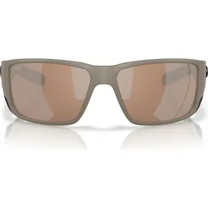 COSTA DEL MAR Fantail Pro 60mm Sunglasses - Sand/copper Silver 580g