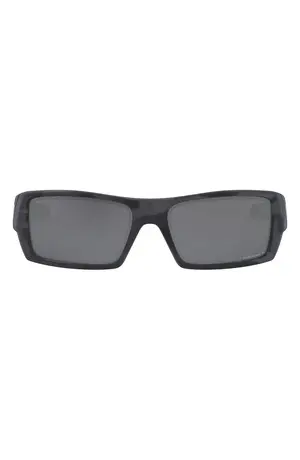 Oakley Oakley Gascan® Prizm™ Polarized Rectangle Sunglasses Rubber Black