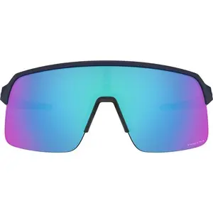 Oakley Sutro Lite Wrap Shield Sunglasses - Matte Navy/ Prizm Sapphire