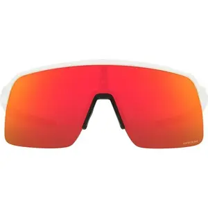 Oakley Oakley Sutro Lite Wrap Shield Sunglasses Matte White/ Prizm Ruby