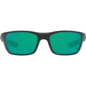 COSTA DEL MAR 58mm Polarized Sunglasses - Black Green