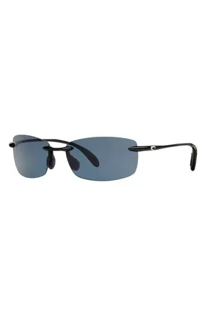 COSTA DEL MAR 60mm Polarized Rimless Sunglasses