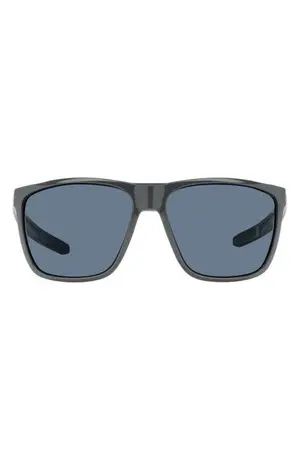 COSTA DEL MAR Costa Del Mar 62mm Polarized Square Sunglasses Grey