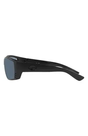COSTA DEL MAR 62mm Square Frame Sunglasses - Black