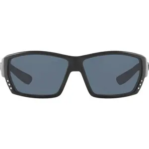 COSTA DEL MAR 62mm Square Frame Sunglasses - Black