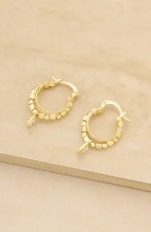 Ettika Triple-hoop Earrings