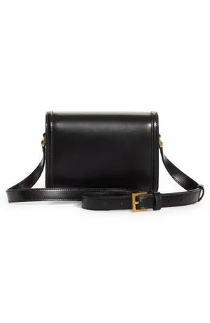 Saint Laurent Small Solferino Leather Shoulder Bag - Nero