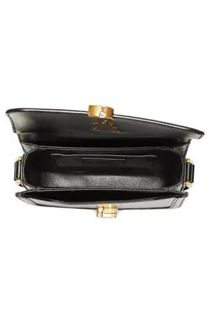 Saint Laurent Small Solferino Leather Shoulder Bag - Nero