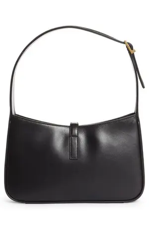 Saint Laurent Le 5 À 7 Leather Hobo - Nero