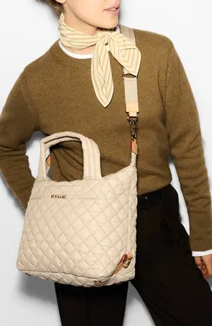 Mz Wallace Small Sutton Deluxe Tote - Buff 2