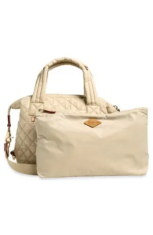 Mz Wallace Small Sutton Deluxe Tote - Buff 2