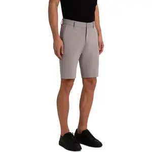 Bugatchi Knit Bermuda Shorts - Platinum