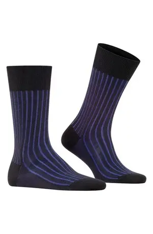 Falke Falke Shadow Cotton Socks Black-blue