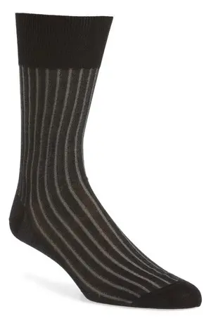 Falke Shadow Cotton Socks - Black/grey