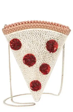 Kate Spade New York Slice 3d Pizza Crossbody Bag - Tan Multi