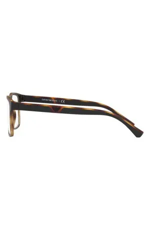Emporio Armani 54mm Rectangle Eyeglasses