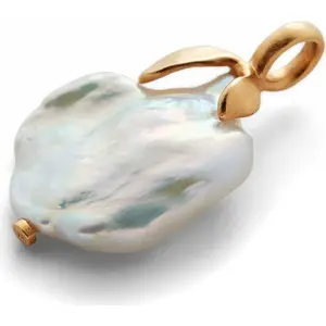 Monica Vinader Keshi Pearl Necklace Enhancer - Gp