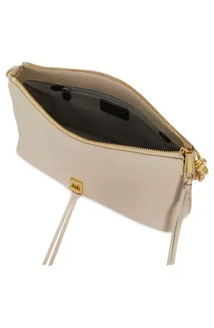 Rebecca Minkoff Darren Leather Shoulder Bag - Stone