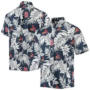 Reyn Spooner St. Louis Cardinals Aloha Button-up Shirt - Navy