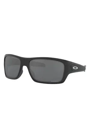 Oakley Turbine™ 65mm Oversize Square Sunglasses - Black
