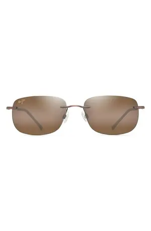 Maui Jim Maui Jim Ohai Rectangular Sunglasses Copper/ Hcl Bronze