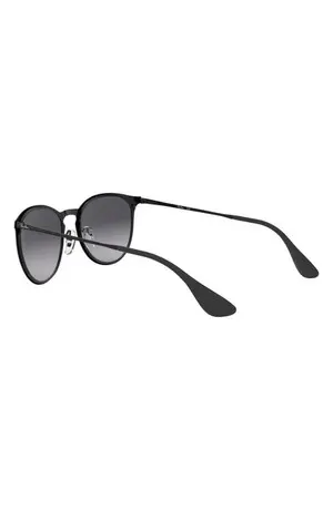 Ray-ban Erika 54mm Round Sunglasses - Black