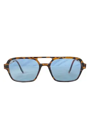 FIFTH & NINTH Jordan 60mm Aviator Sunglasses - Torte/blue