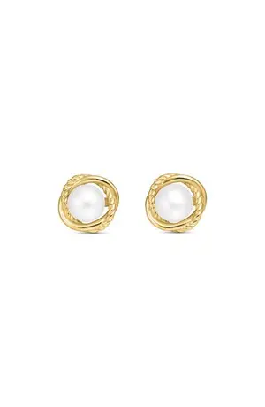 David Yurman Infinity Stud Earrings - Pearl