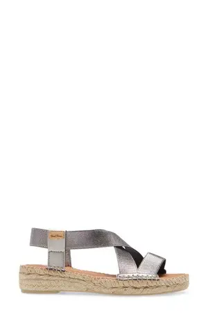 TONI PONS Eire Wedge Sandal - Acer Steel Leather