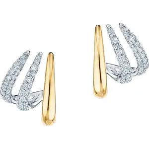 Kwiat Orbit Diamond Hoop Earrings