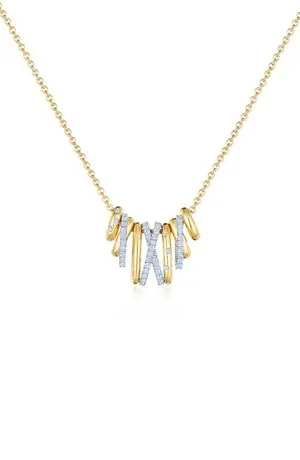 Kwiat Orbit Diamond Pendant Necklace - Yellow Gold/diamond