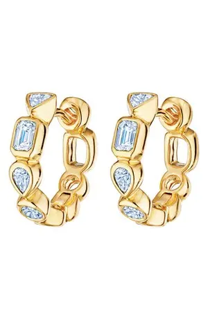 Kwiat Diamond 18k Gold Huggie Hoop Earrings - Yellow Gold