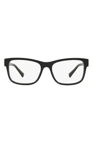 Versace Versace 55mm Rectangle Eyeglasses One-color