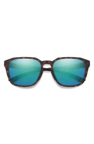 SMITH Contour 56mm Polarized Square Sunglasses Tortoise /chromapop Opal