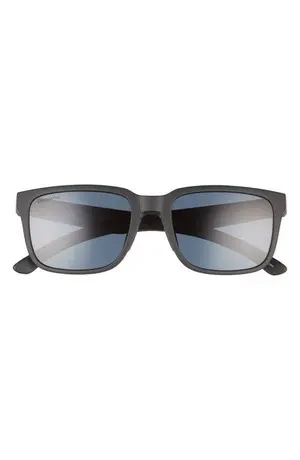 SMITH Smith Headliner 55mm Rectangle Sunglasses Matte Black/chromapop Black