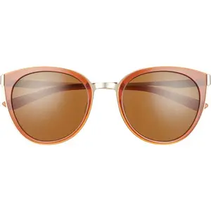 SMITH Somerset 53mm Polarized Cat Eye Sunglasses - Amber/polarized Brown