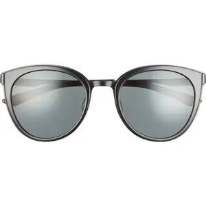 SMITH Somerset 53mm Polarized Cat Eye Sunglasses - Black/polarized Gray