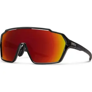 SMITH Smith Shift MAG Shield Sunglasses Black/chromapop Red Mirror