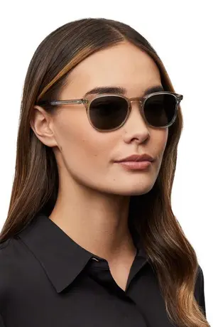Oliver Spencer Finley Esquire 51mm Square Sunglasses - Grey