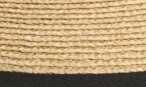 Helen Kaminski Mita Packable Raffia Visor - Natural/midnight