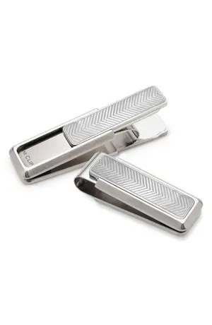 M-Clip® Chevron Money Clip - Etched Chevron Pattern