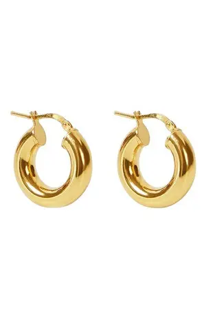 Argento Vivo Chunky Tube Hoop Earrings
