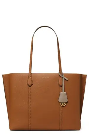 Tory Burch Perry Triple Compartment Tote - Light Umber