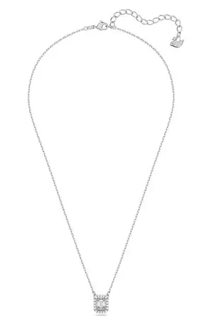 SWAROVSKI Una Crystal Pendant Necklace - Silver