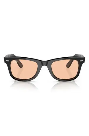 Ray-ban State Street 52mm Square Sunglasses - Black/pink