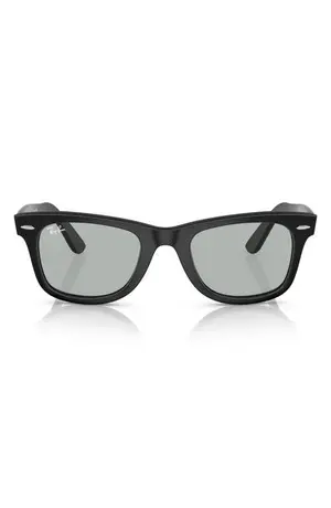 Ray-ban State Street 52mm Square Sunglasses - Matte Black/light Grey